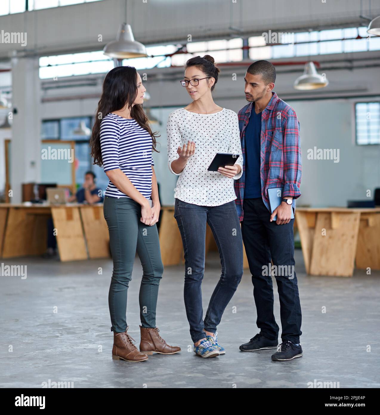 Creative business interfacing with technology. Creative professionals ...