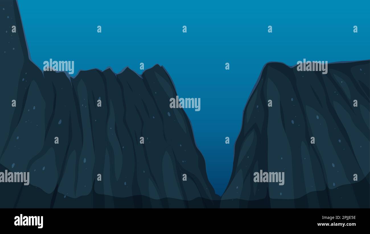 Mariana Trench underwater vector illustration Stock Vector Image & Art ...