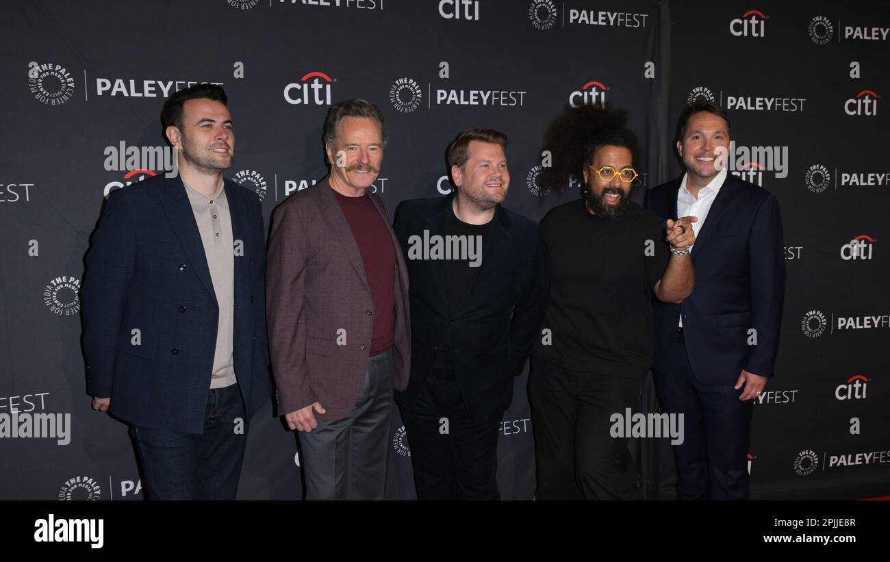April 2, 2023, Los Angeles, California, USA: Left to right: BEN WINSTON ...
