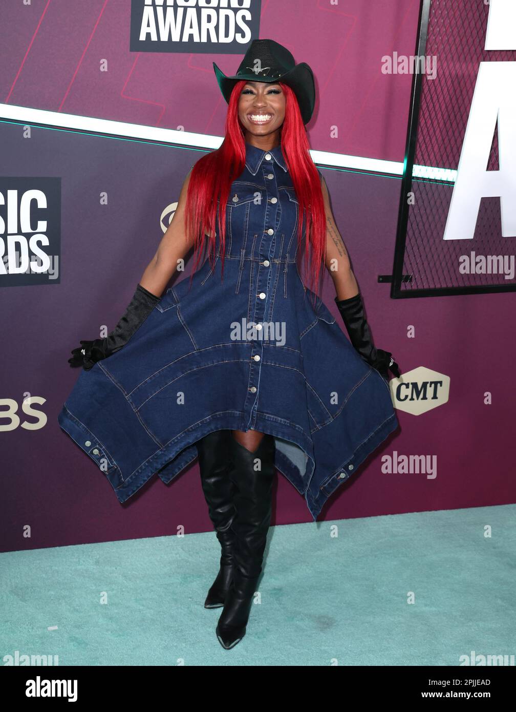 Reyna Roberts arriving at the 2023 CMT Music Awards held at the Moody ...