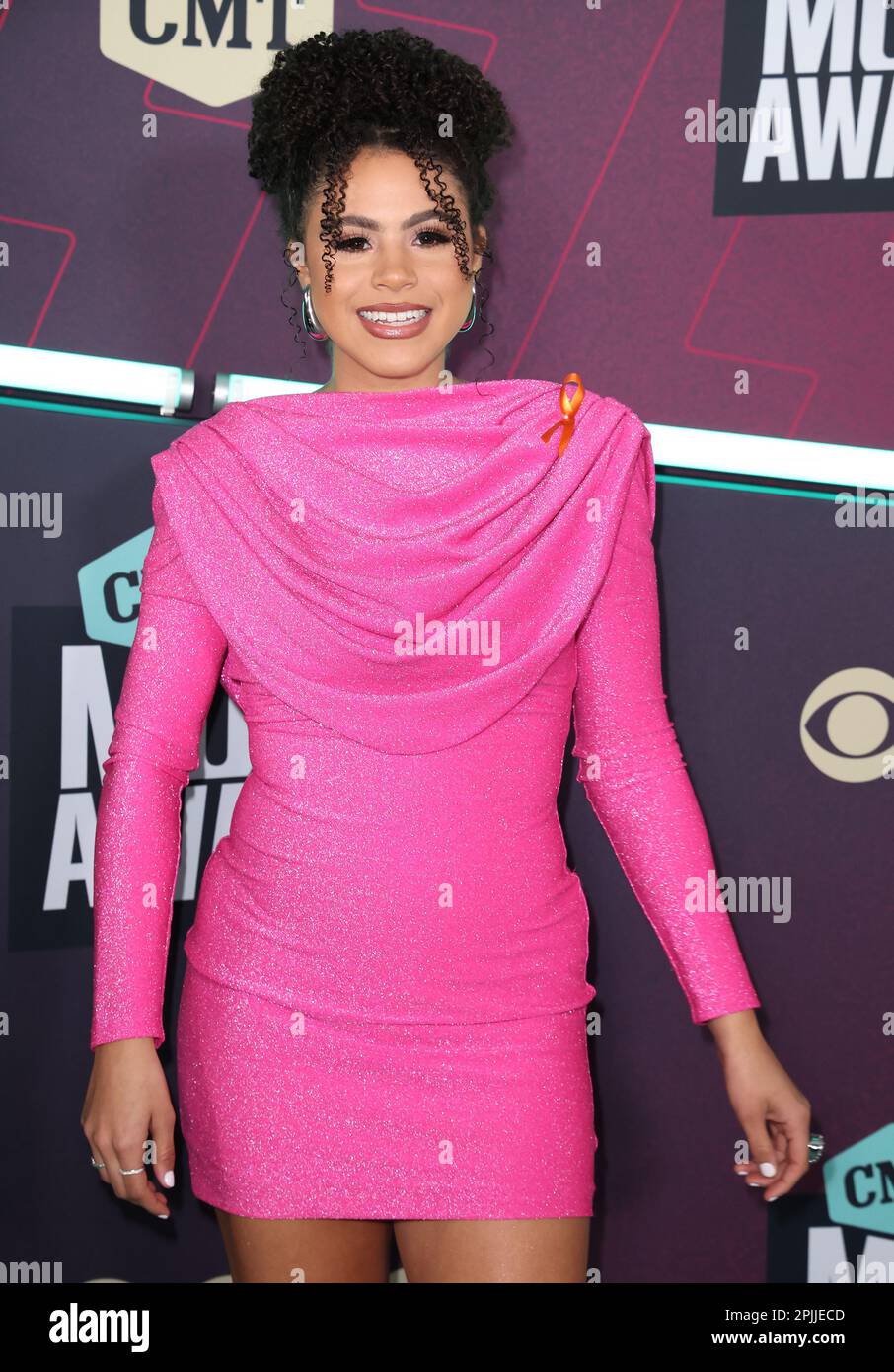 Julie Williams arriving at the 2023 CMT Music Awards held at the Moody ...