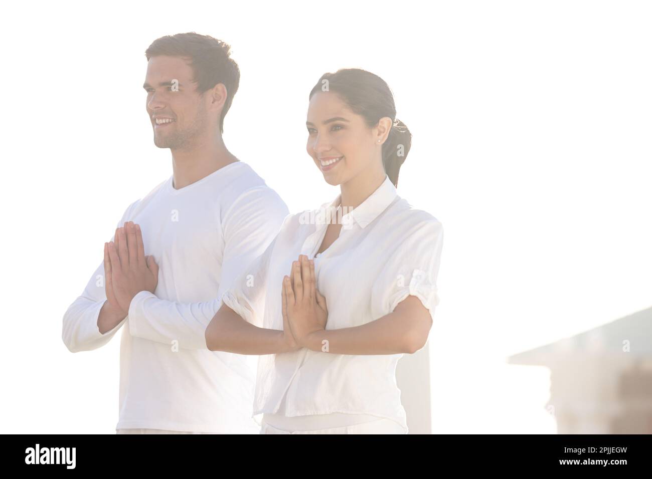 Motivating each other to a healthy life. a young man and woman doing ...