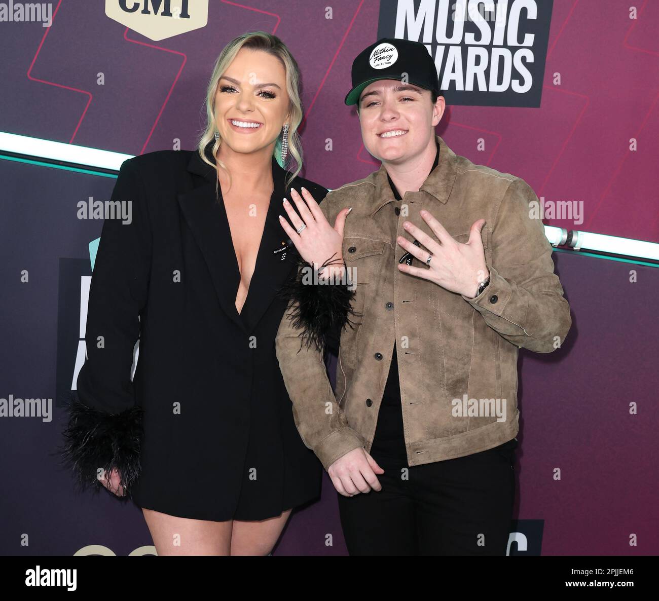 Daira Eamon and Lily Rose arriving at the 2023 CMT Music Awards held at ...