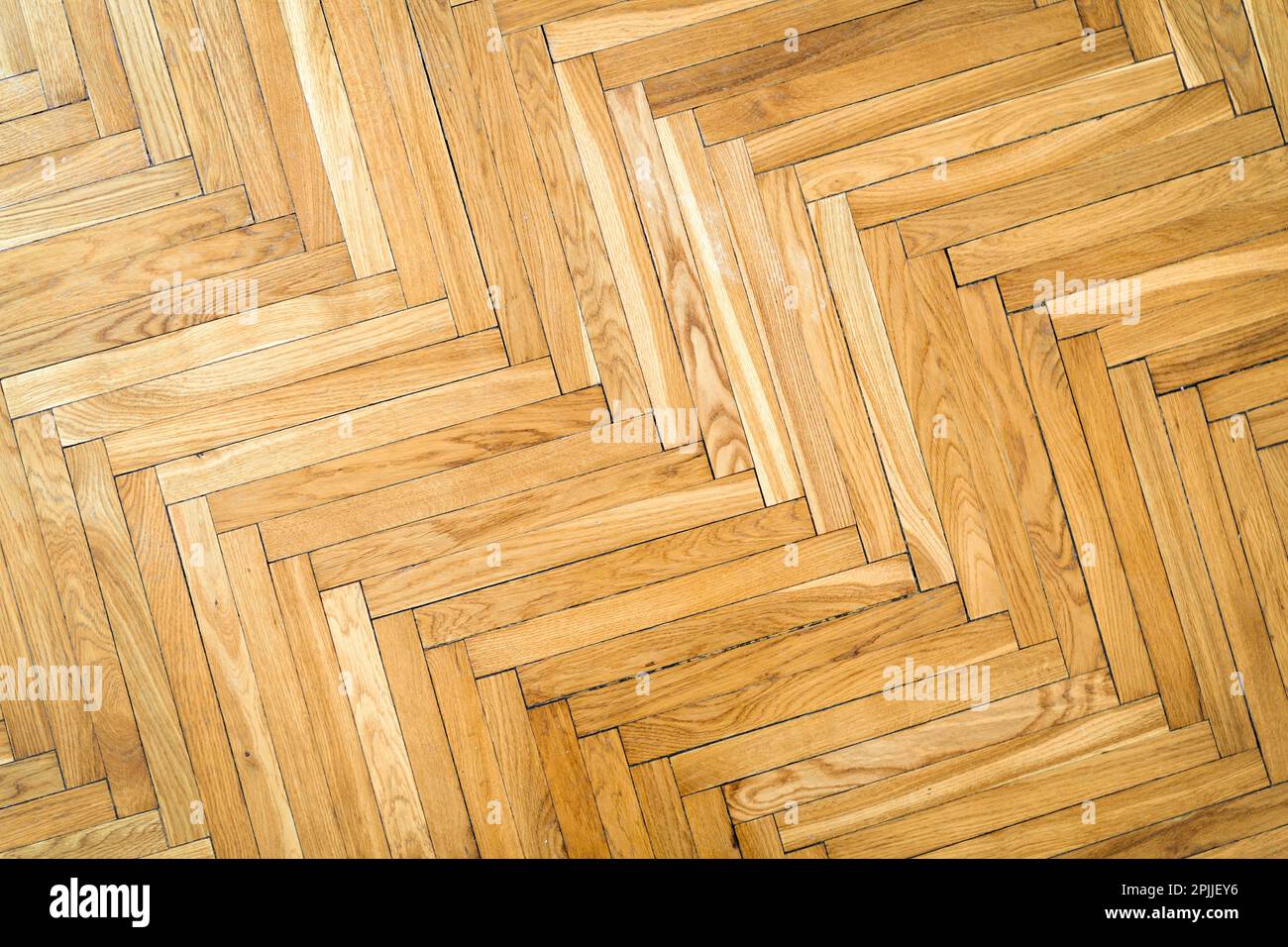 Wooden parquet floor background. Old vintage parquet on the floor in ...