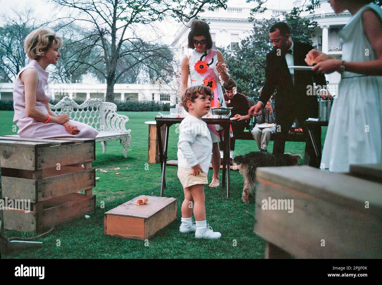 ST-A2-6-63 04 April 1963 Children's party on the South Lawn Please ...