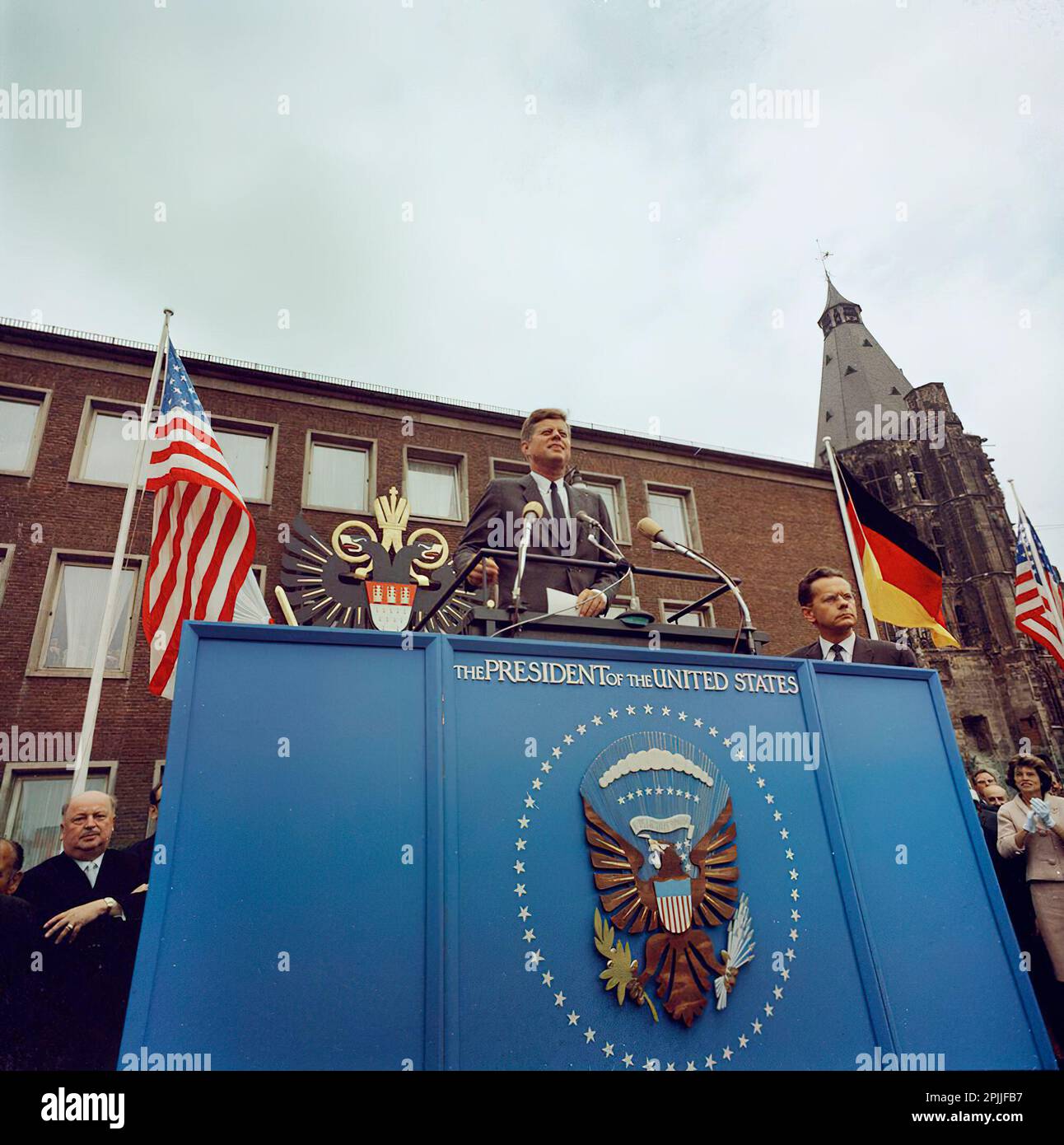 KN-C29242 23 June 1963 Trip to Europe: Germany, Cologne: Kölner Rathaus ...
