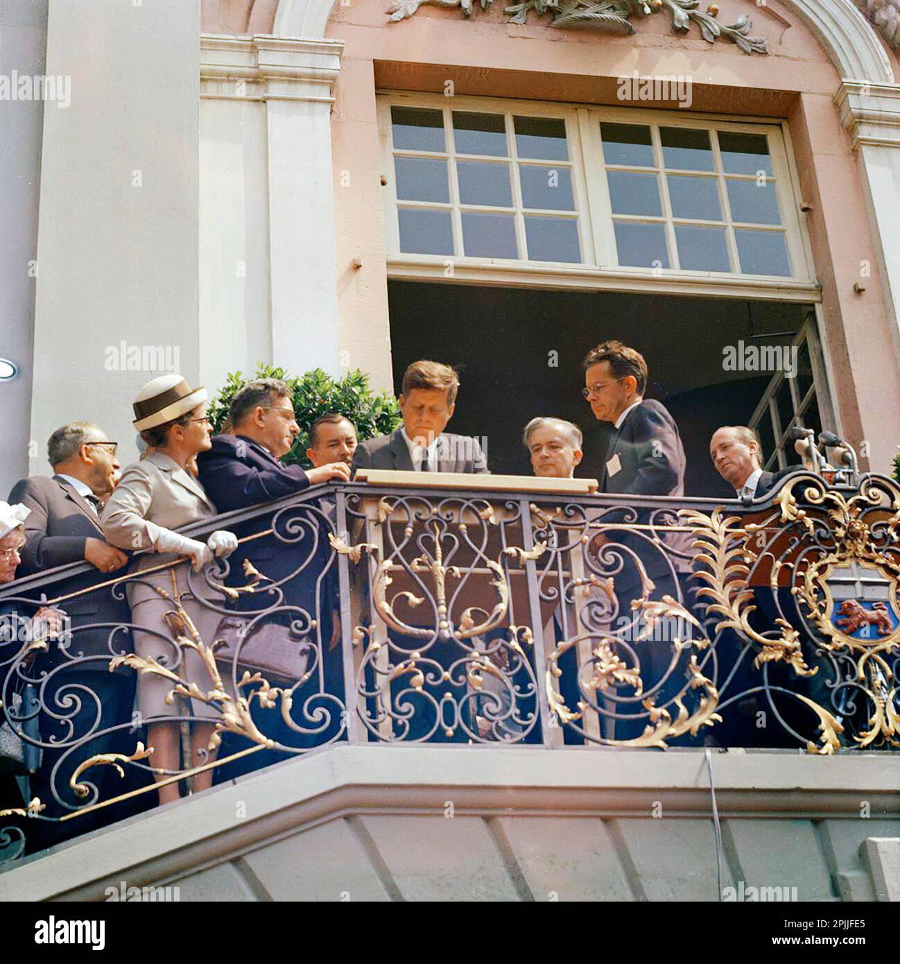 KN-C29296 23 June 1963 Trip to Europe: Germany, Bonn: City Hall ...