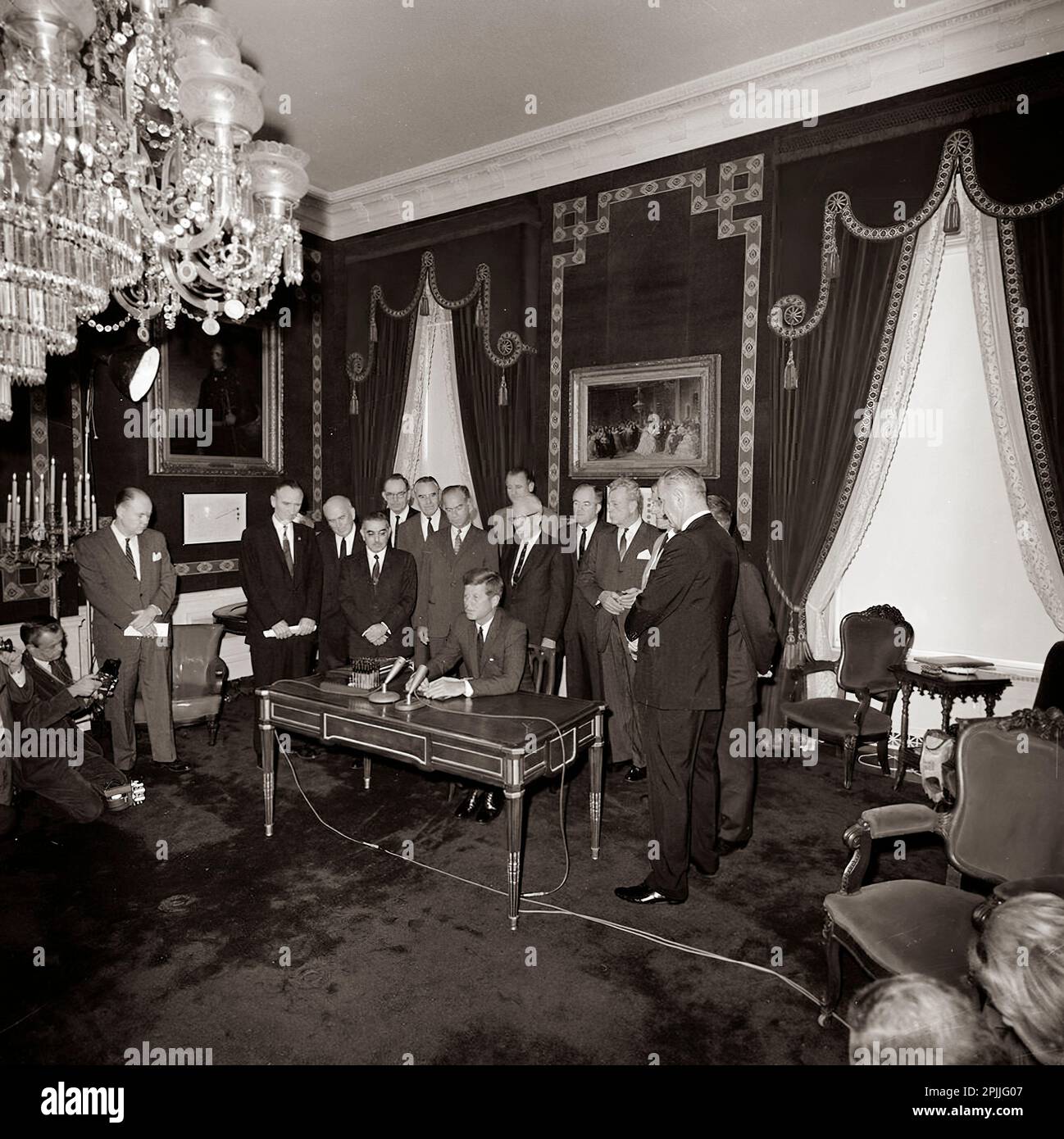 ST-A17-4-63 7 October 1963 Signing ceremony, Nuclear Test Ban Treaty ...