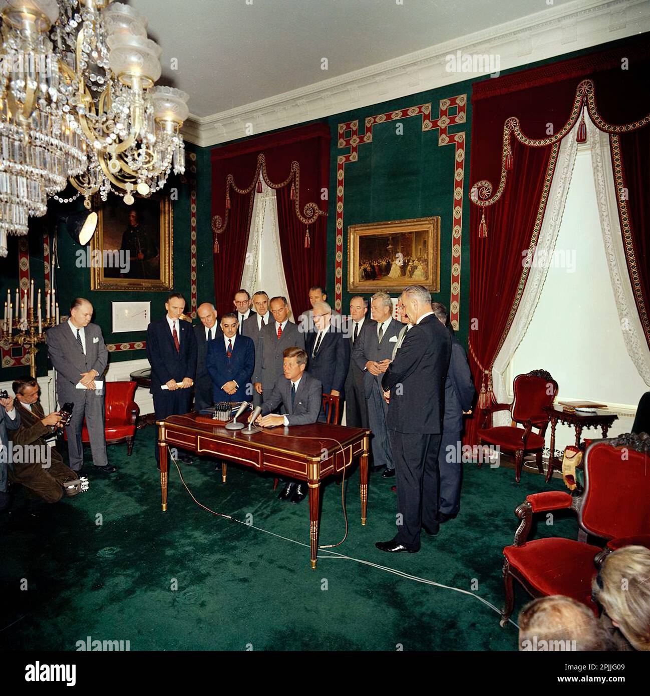 ST-A17-4-63 7 October 1963 Signing ceremony, Nuclear Test Ban Treaty ...