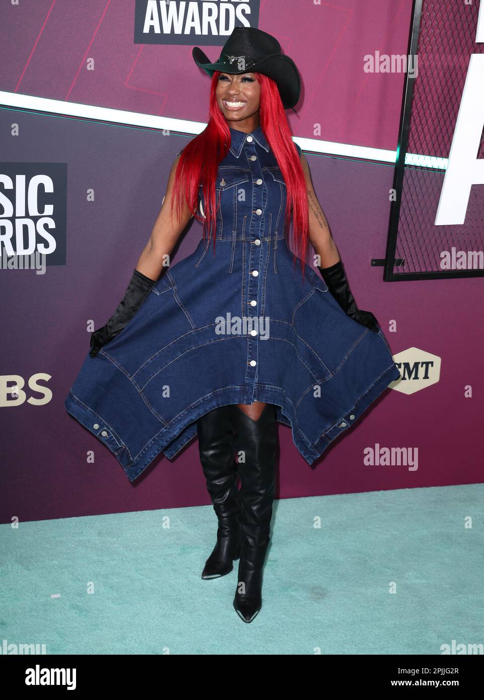 Reyna Roberts arriving at the 2023 CMT Music Awards held at the Moody ...