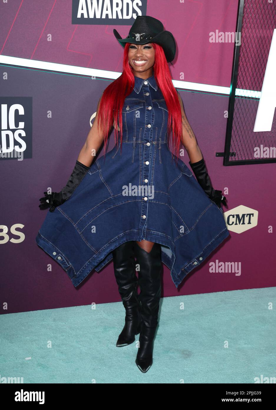 Reyna Roberts arriving at the 2023 CMT Music Awards held at the Moody ...