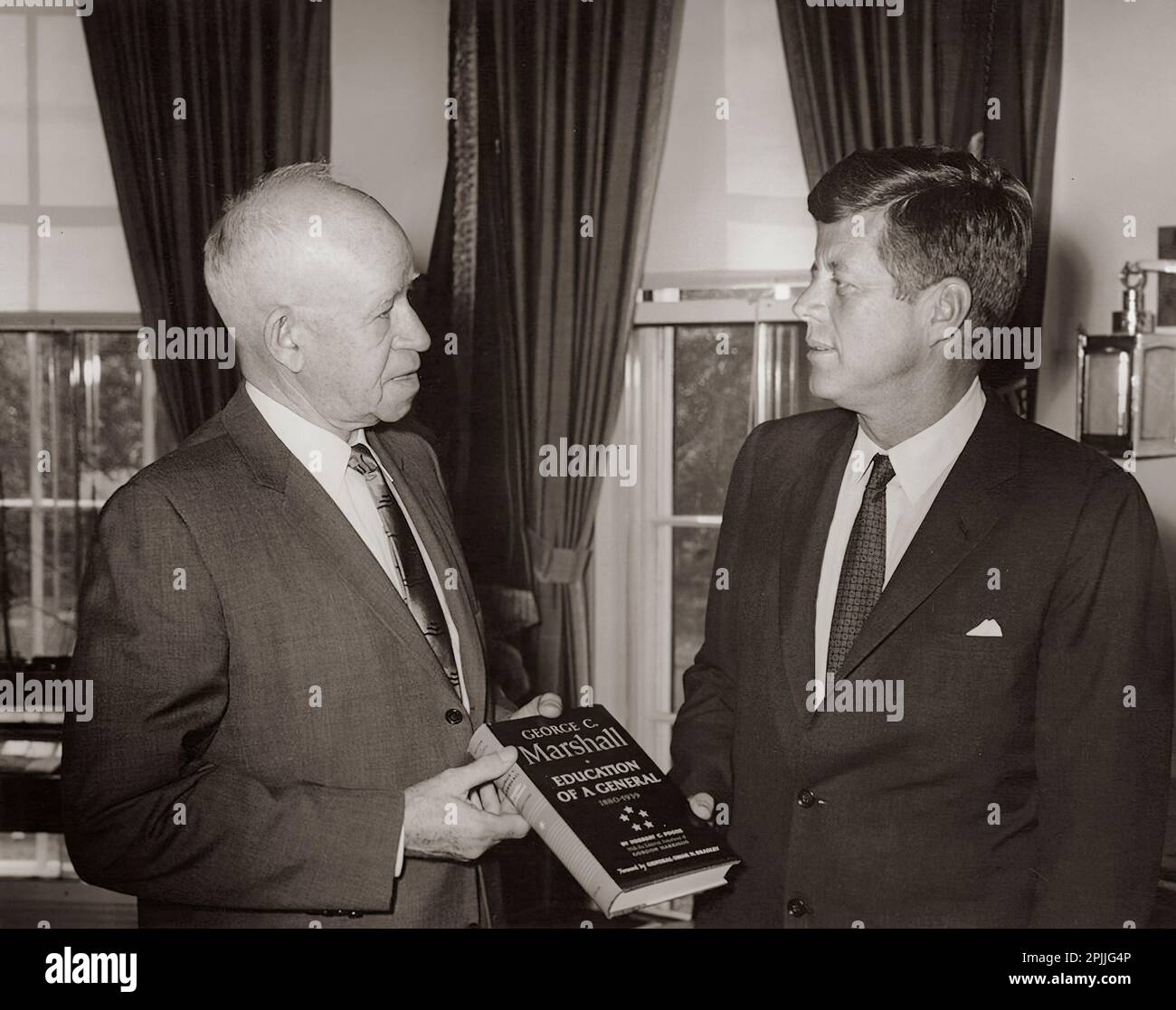 AR8192-A 18 October 1963 Visit of Gen. Omar Bradley, US Army, 11:55AM ...