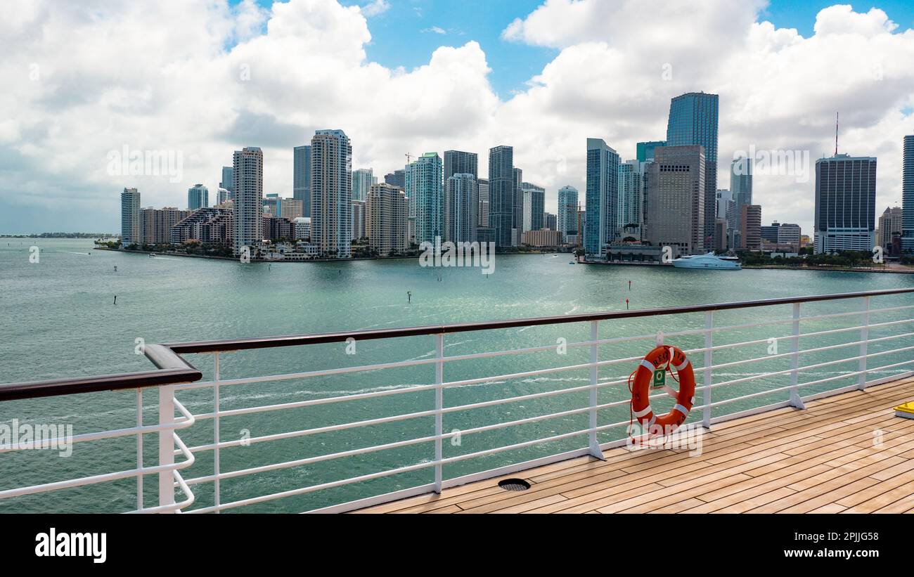 miami metropolis skyline skyscraper building with cityscape. miami ...
