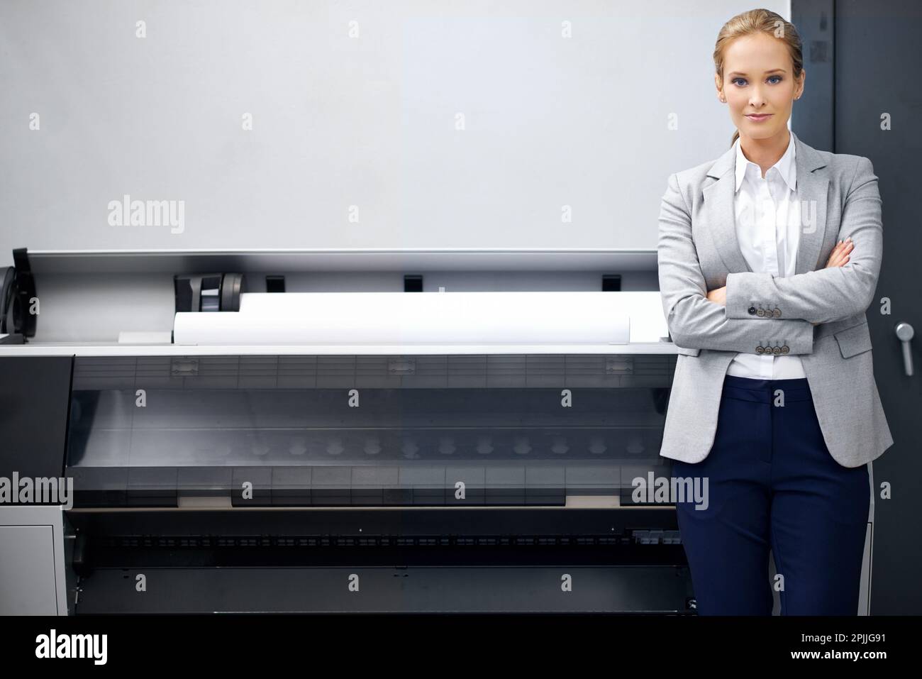 Needed it printed. A self-assured young publisher standing alongside a ...