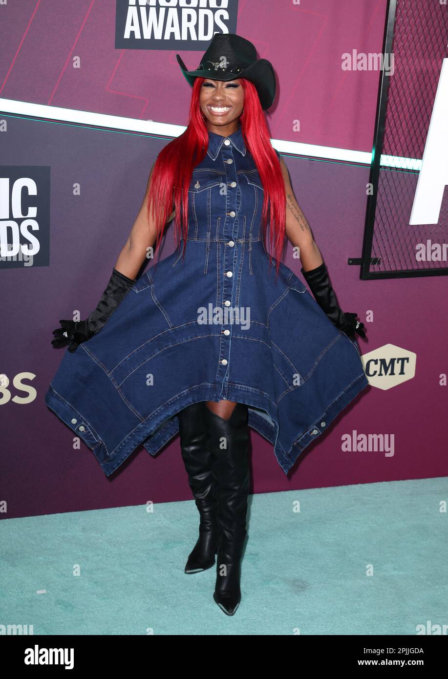 Reyna Roberts arriving at the 2023 CMT Music Awards held at the Moody ...