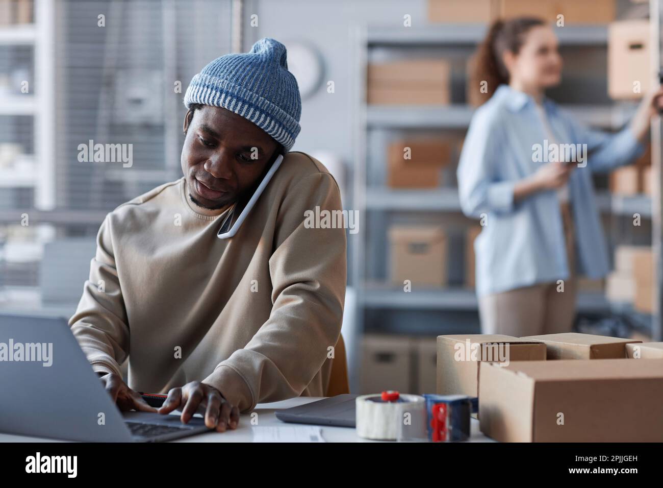 Taking entering order hi-res stock photography and images - Alamy