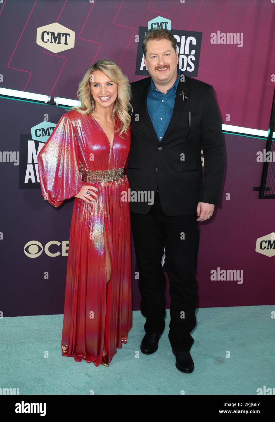 Kimberly Kelly arriving at the 2023 CMT Music Awards held at the Moody ...
