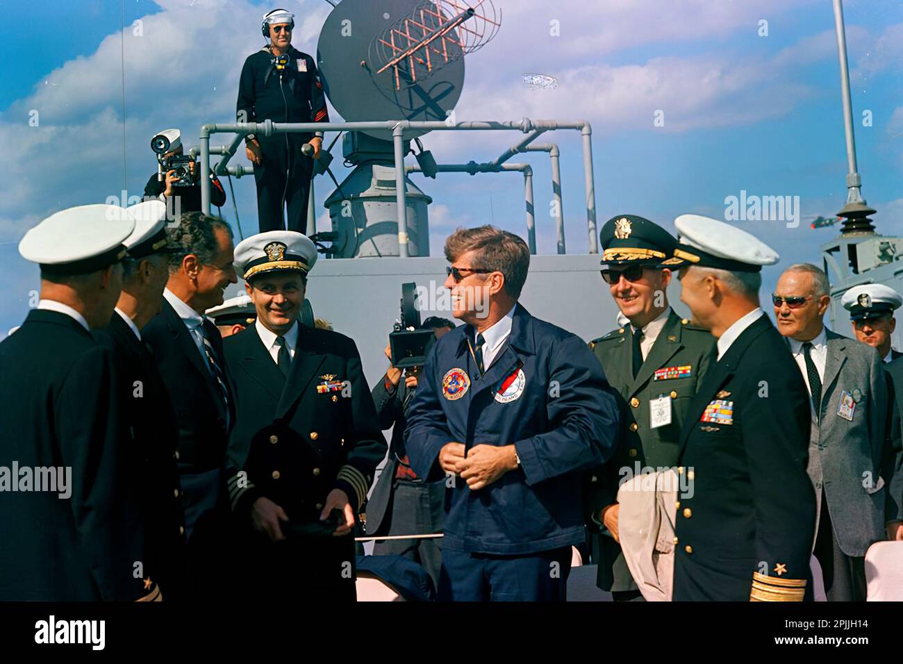 Uss observation island hi-res stock photography and images - Alamy