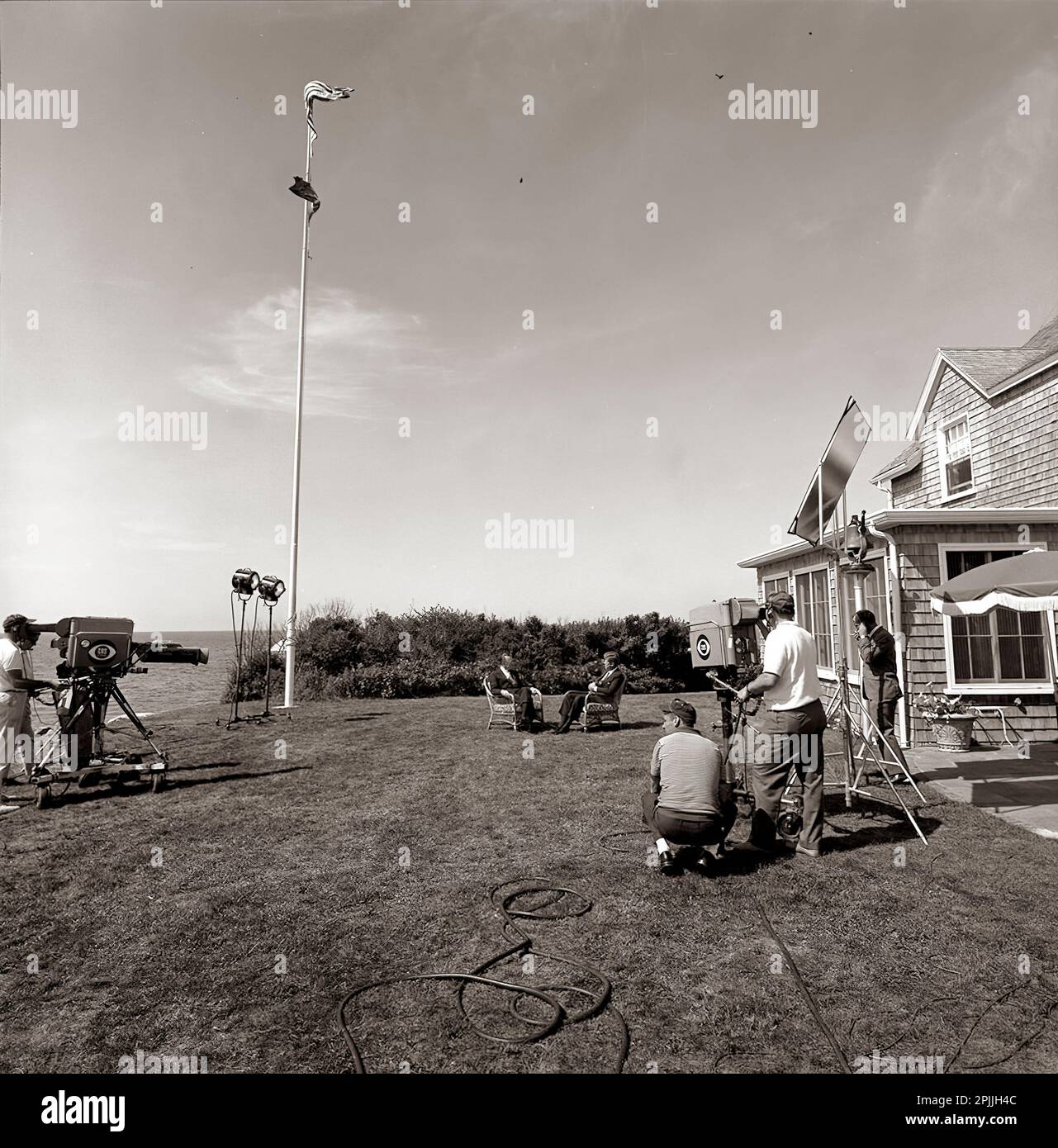 ST-399-1-63 2 September 1963 President John F. Kennedy being ...