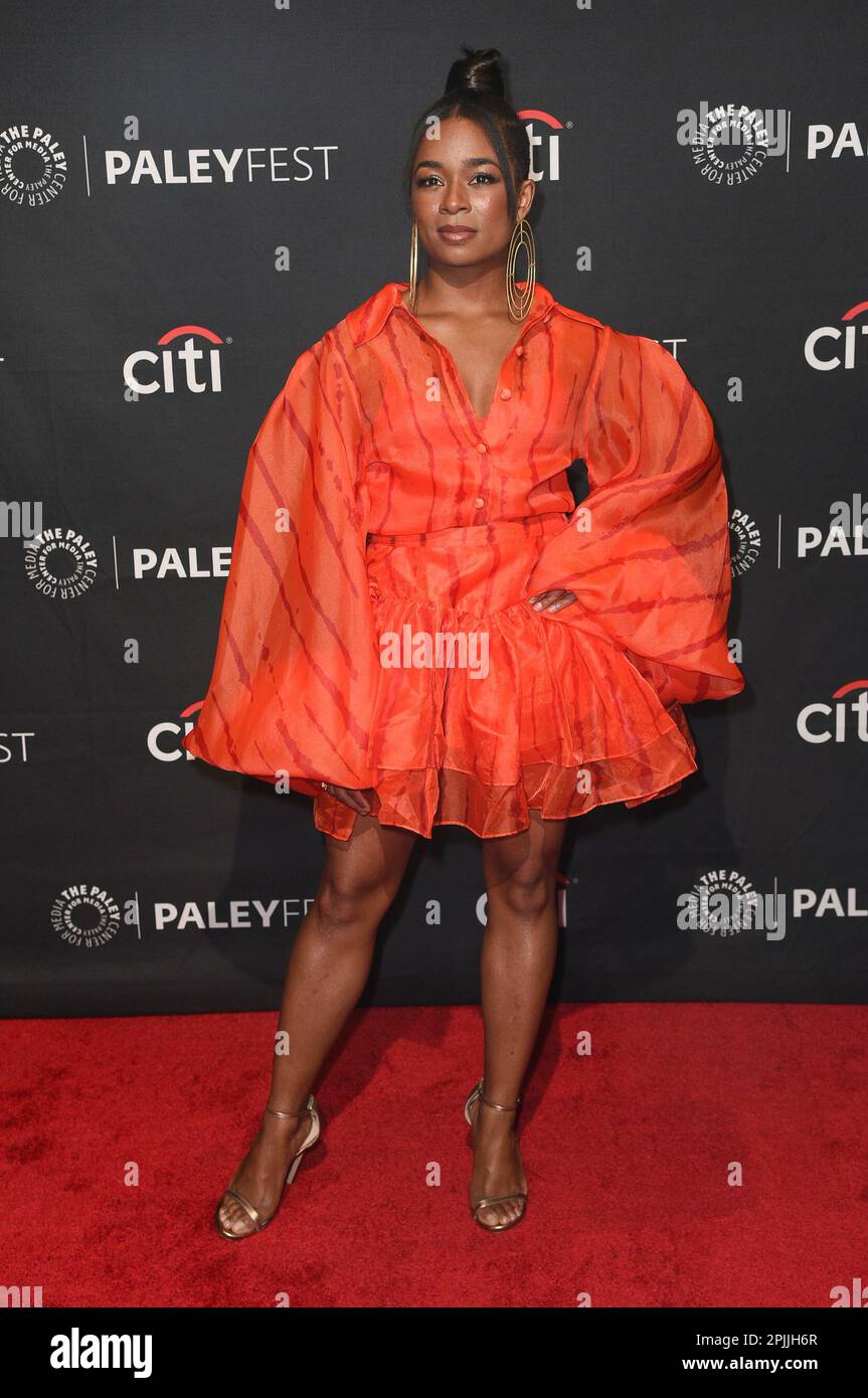 Alexis Floyd arrives at a screening of "Grey's Anatomy" during ...