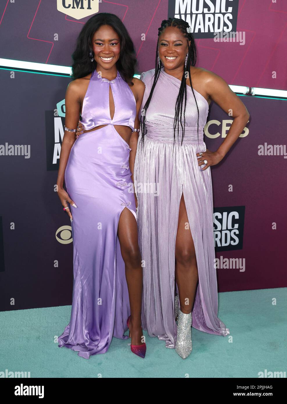 O.N.E the Duo arriving at the 2023 CMT Music Awards held at the Moody ...