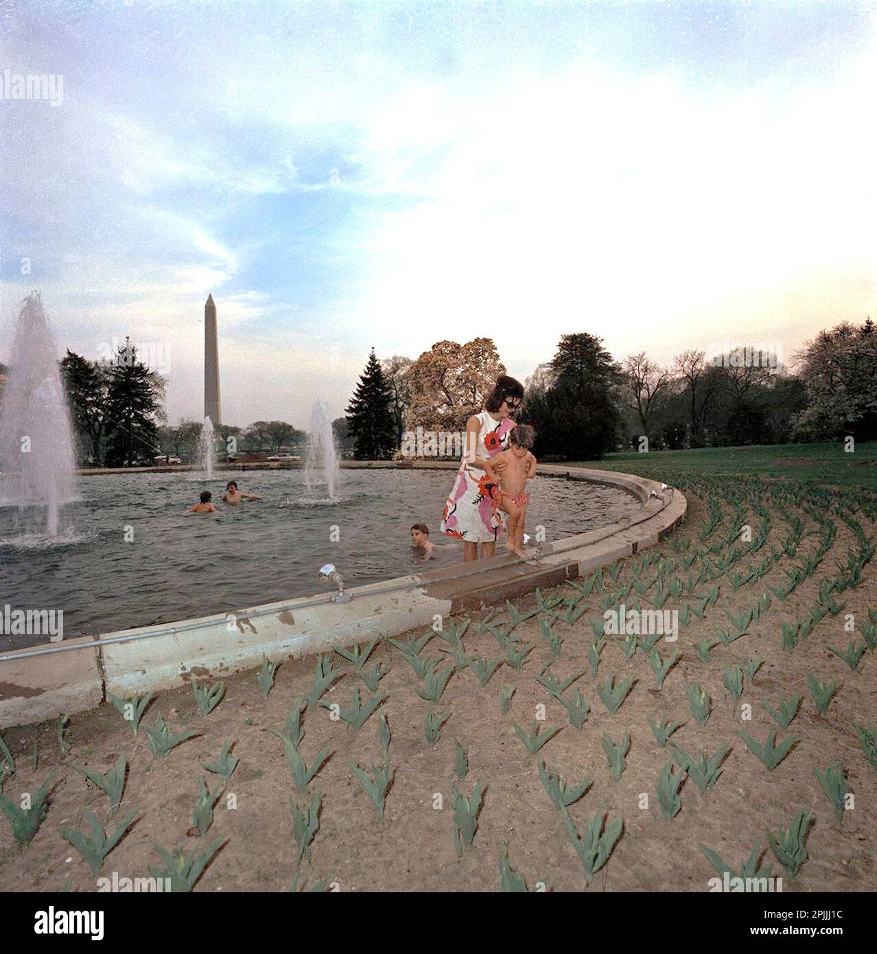 ST-C76-1-63 4 April 1963 Children's party on the South Lawn Please ...