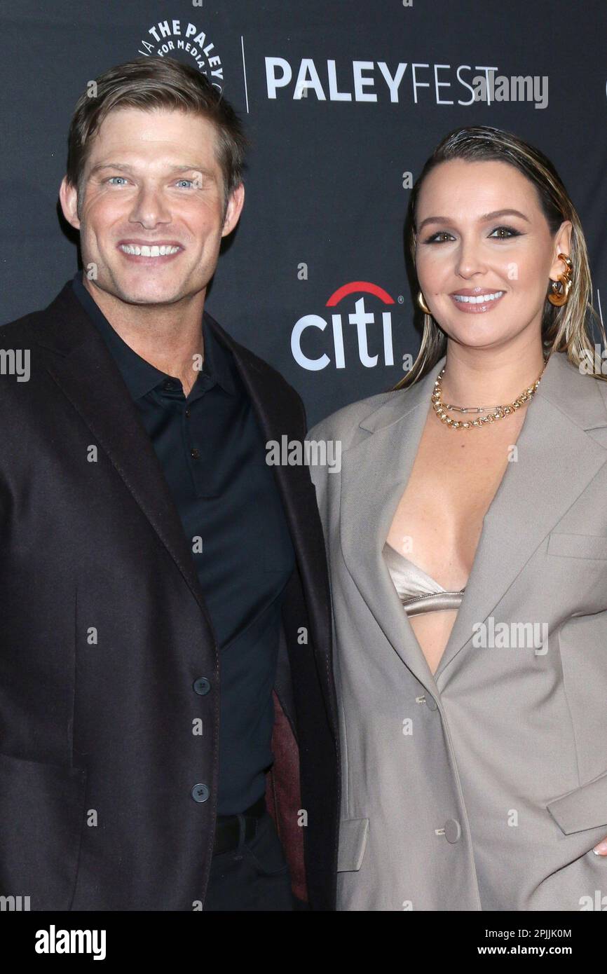 Los Angeles, CA. 1st Apr, 2023. Chris Carmack, Camilla Luddington at ...