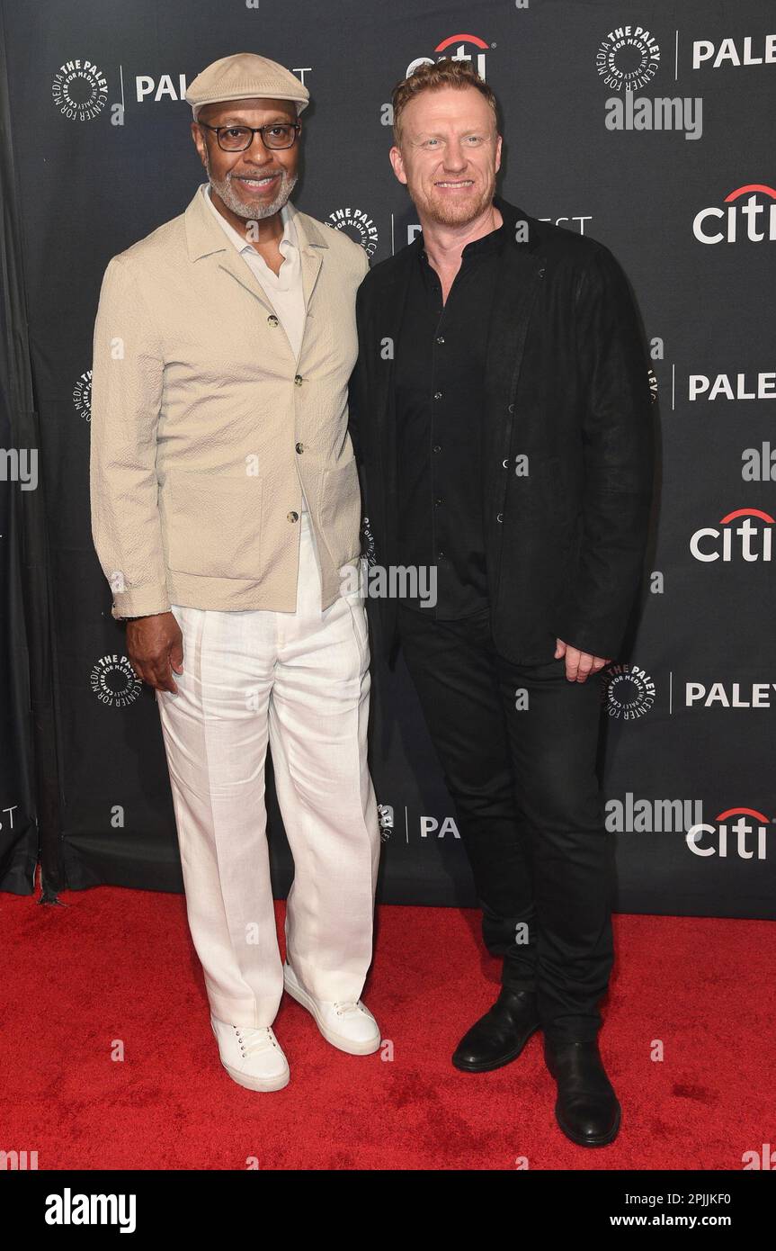 James Pickens Jr., left, and Kevin McKidd arrive at a screening of ...