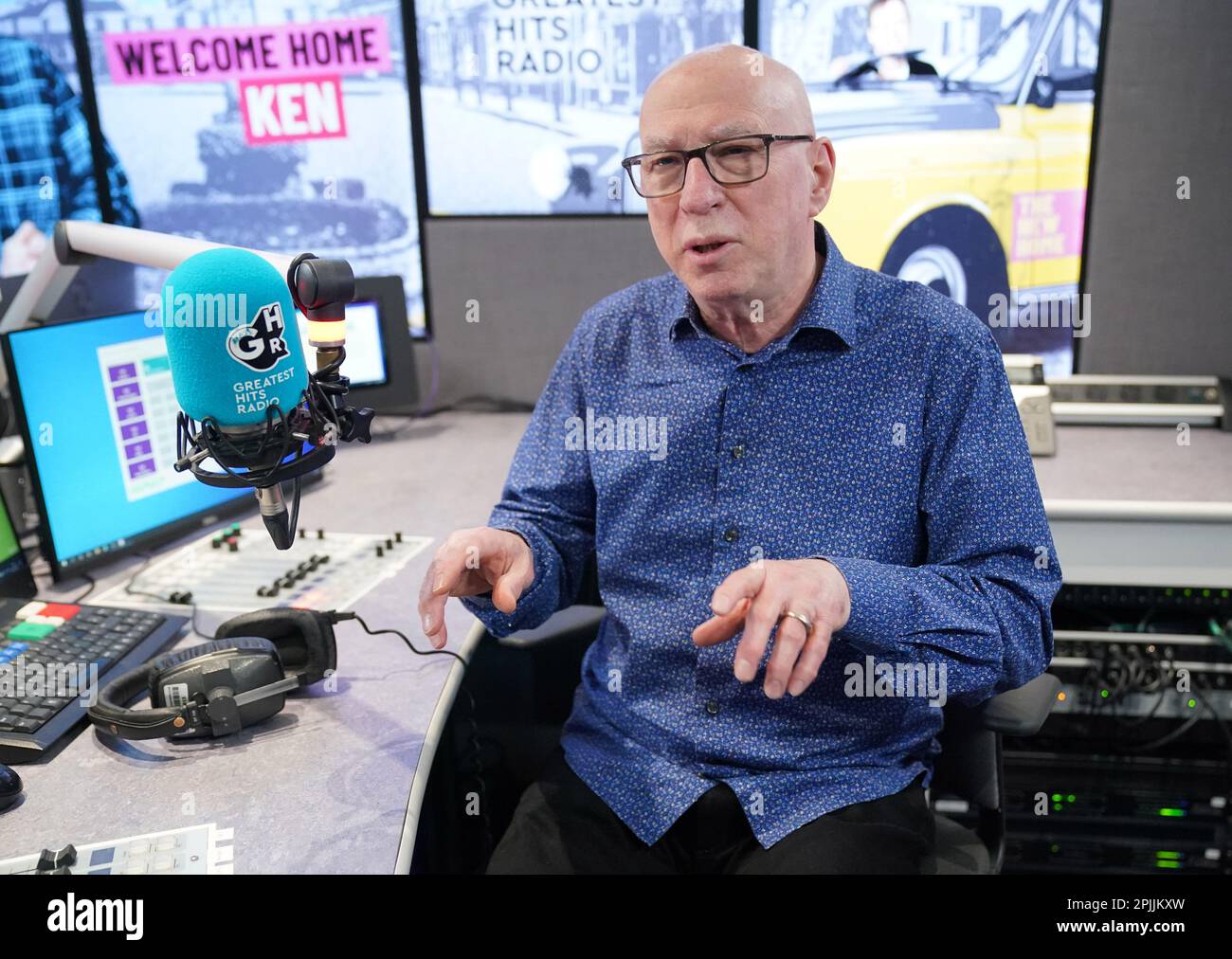 Radio presenter Ken Bruce in the Bauer studios, central London, ahead ...