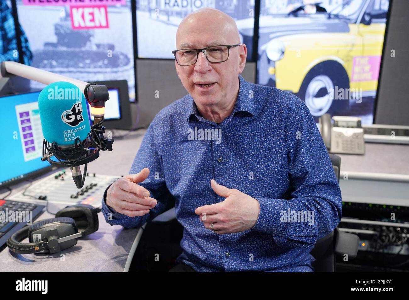 Radio presenter Ken Bruce in the Bauer studios, central London, ahead ...