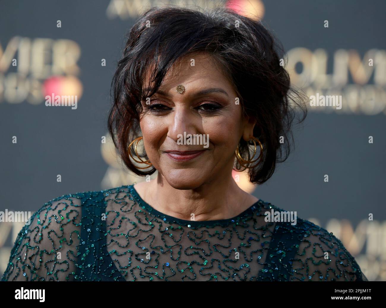 Meera Syal attends the Olivier Awards 2023 at the Royal Albert Hall on ...