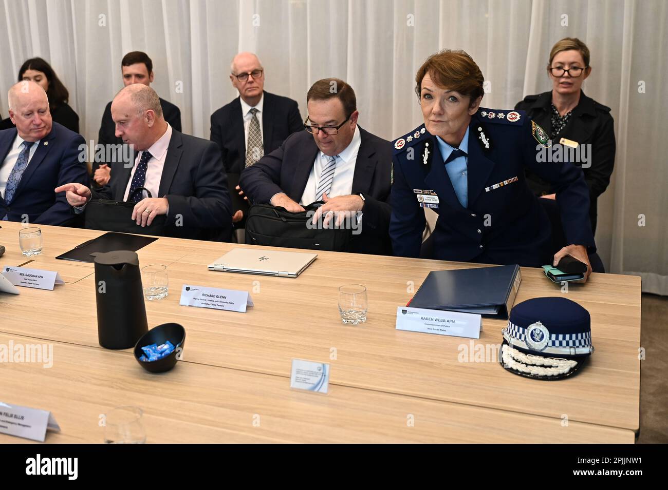Commissioner Of The New South Wales Police Force Karen Webb arrives to ...