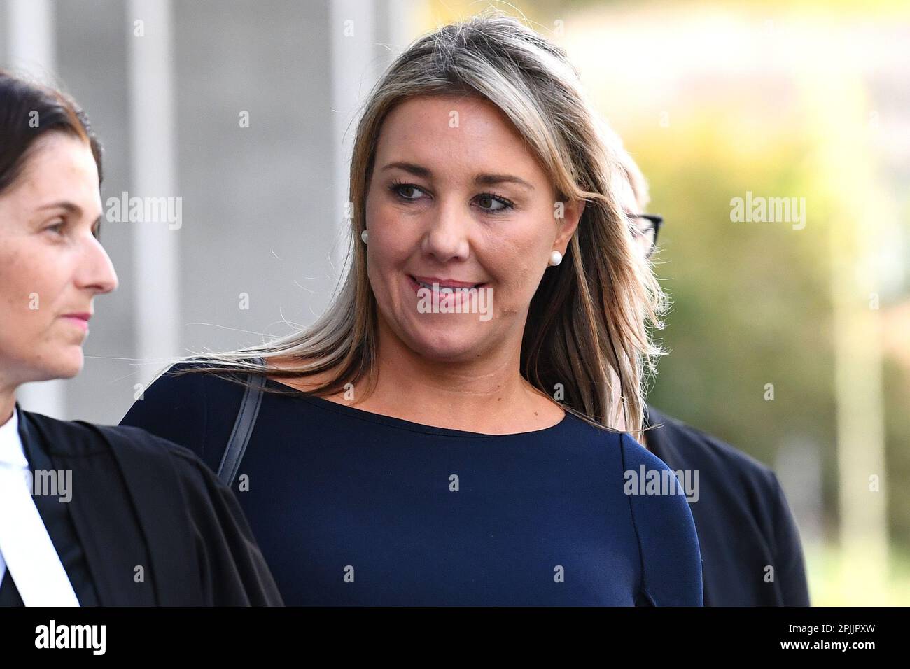 Christie Lee Kennedy leaves the Brisbane District Court in Brisbane ...