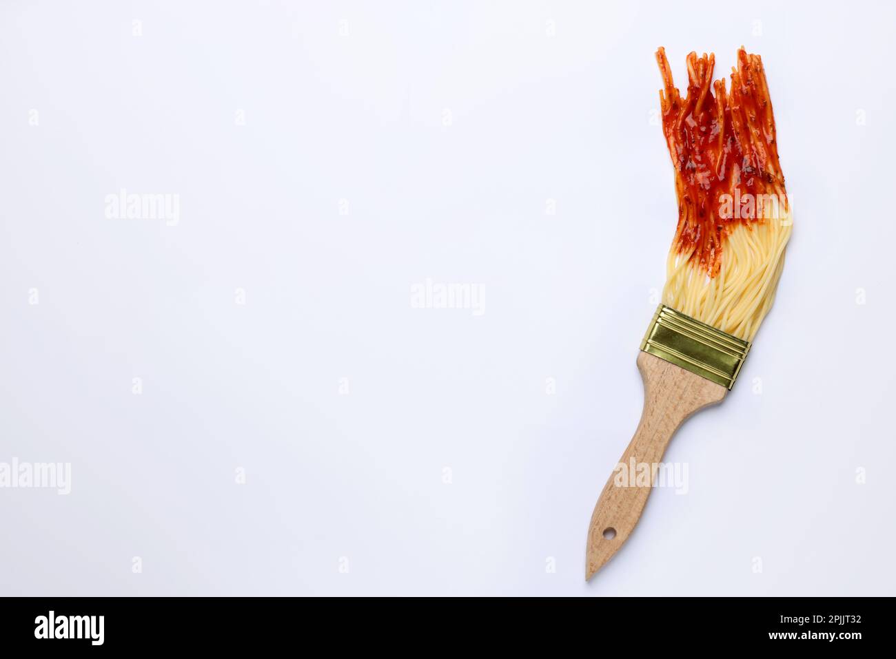 Paint brush dipped in white paint hi-res stock photography and images ...