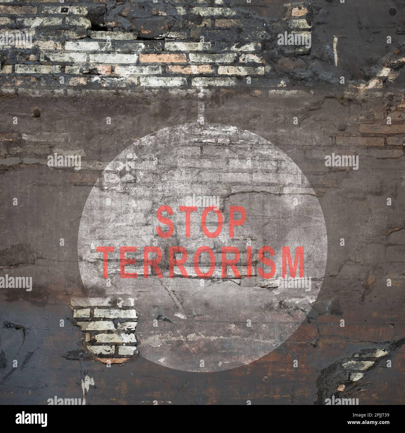 Stop terrorism sign hi-res stock photography and images - Alamy