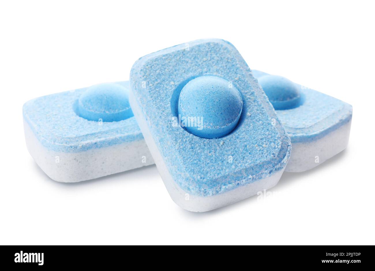 Many water softener tablets isolated on white Stock Photo - Alamy