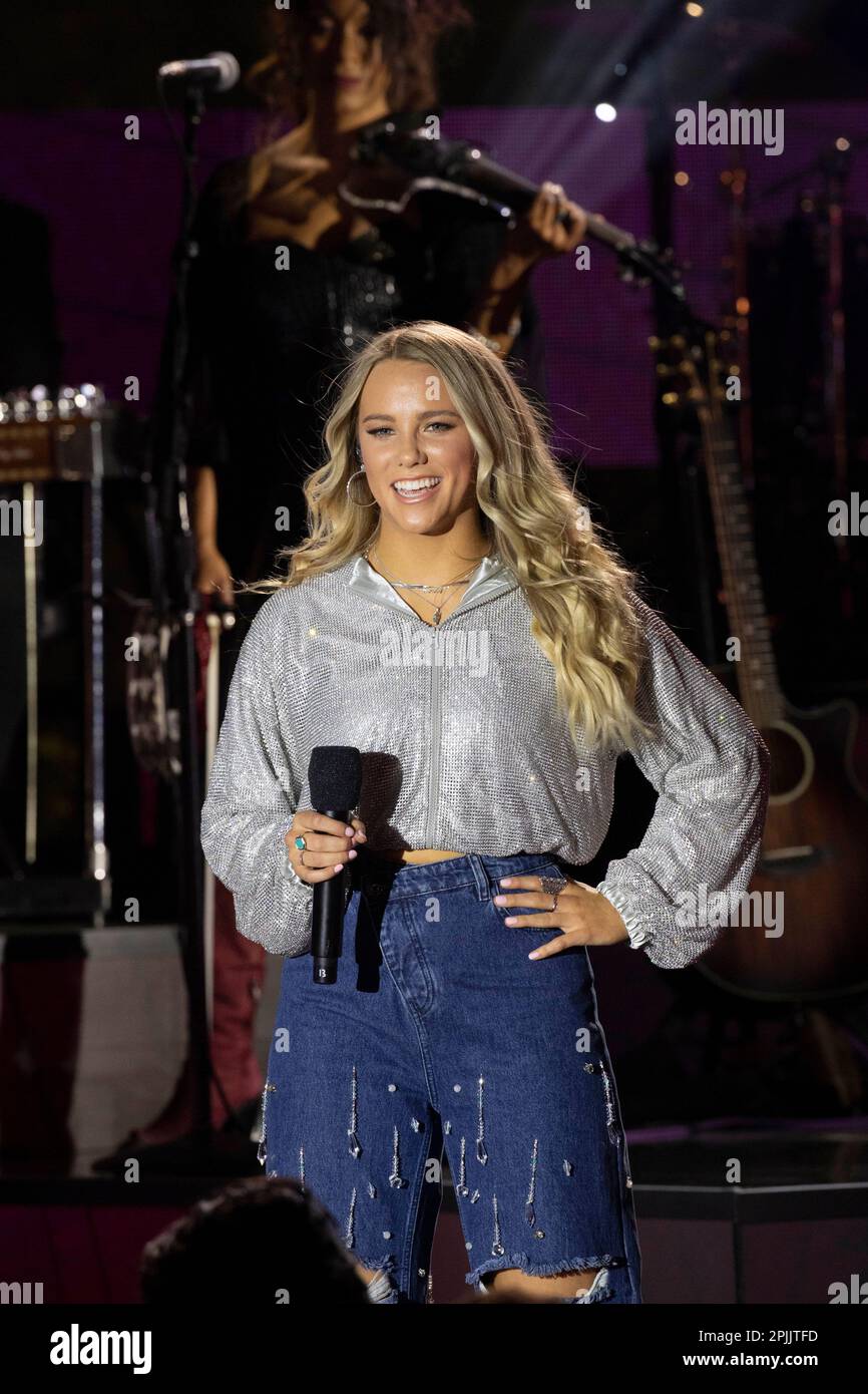 Austin Texas USA, April 1 2023, Country singer and Arizona native AVERY ...