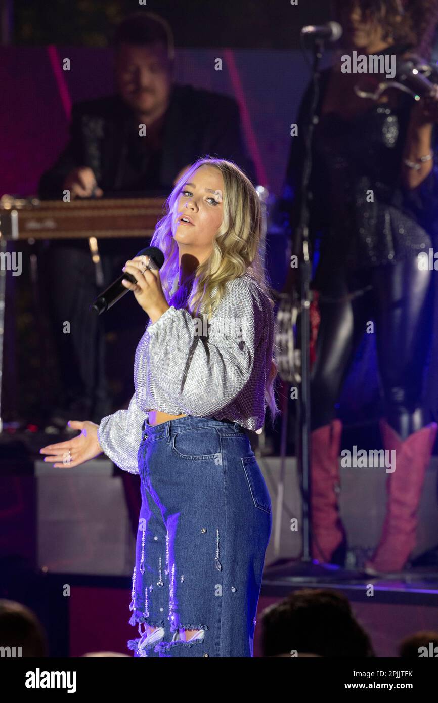 Austin Texas USA, April 1 2023, Country singer and Arizona native AVERY ...