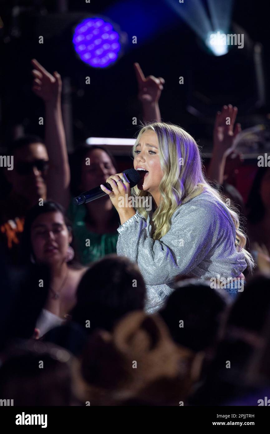 Austin Texas USA, April 1 2023, Country singer and Arizona native AVERY ...