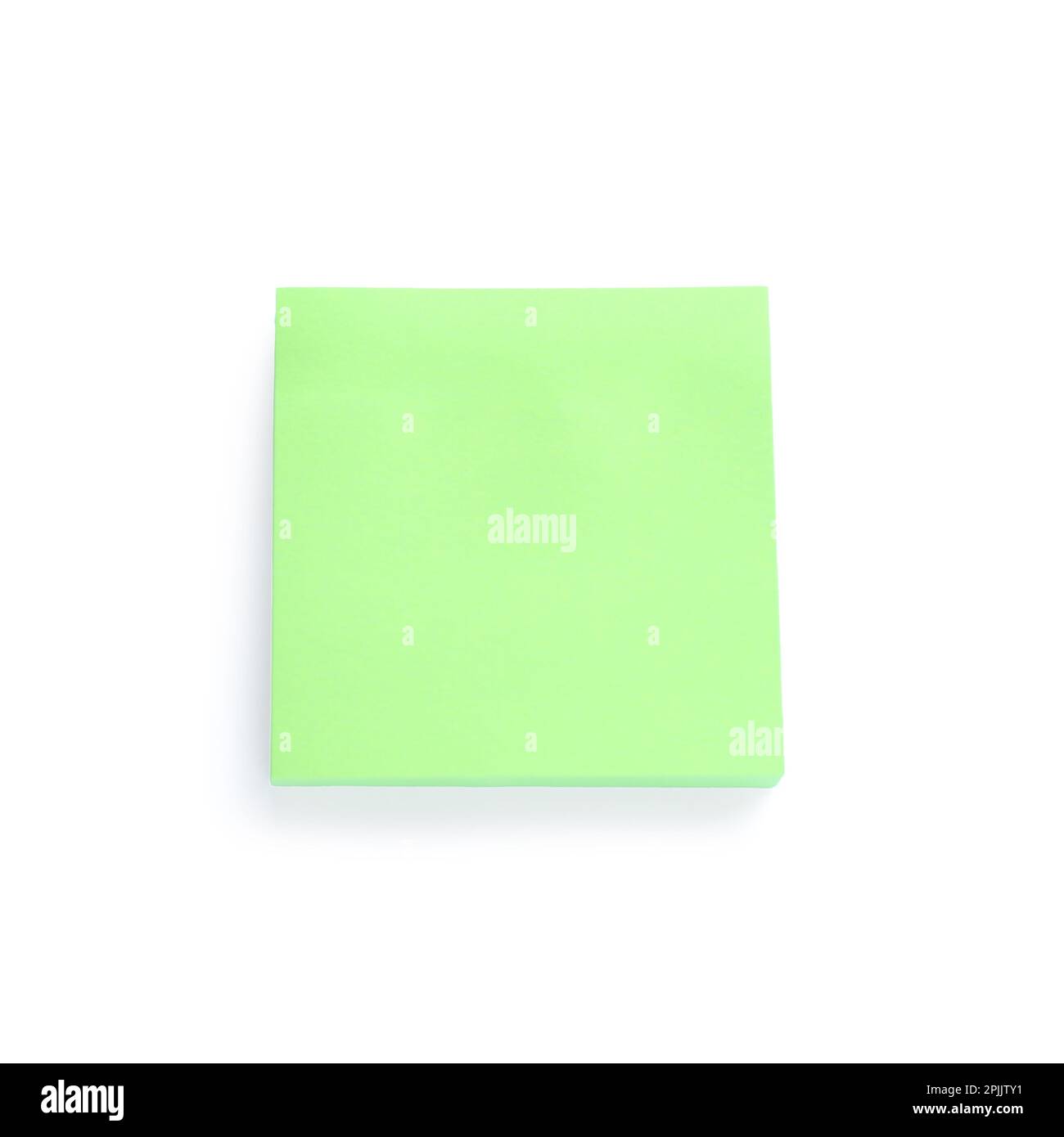 Green sticky notes Cut Out Stock Images & Pictures - Alamy