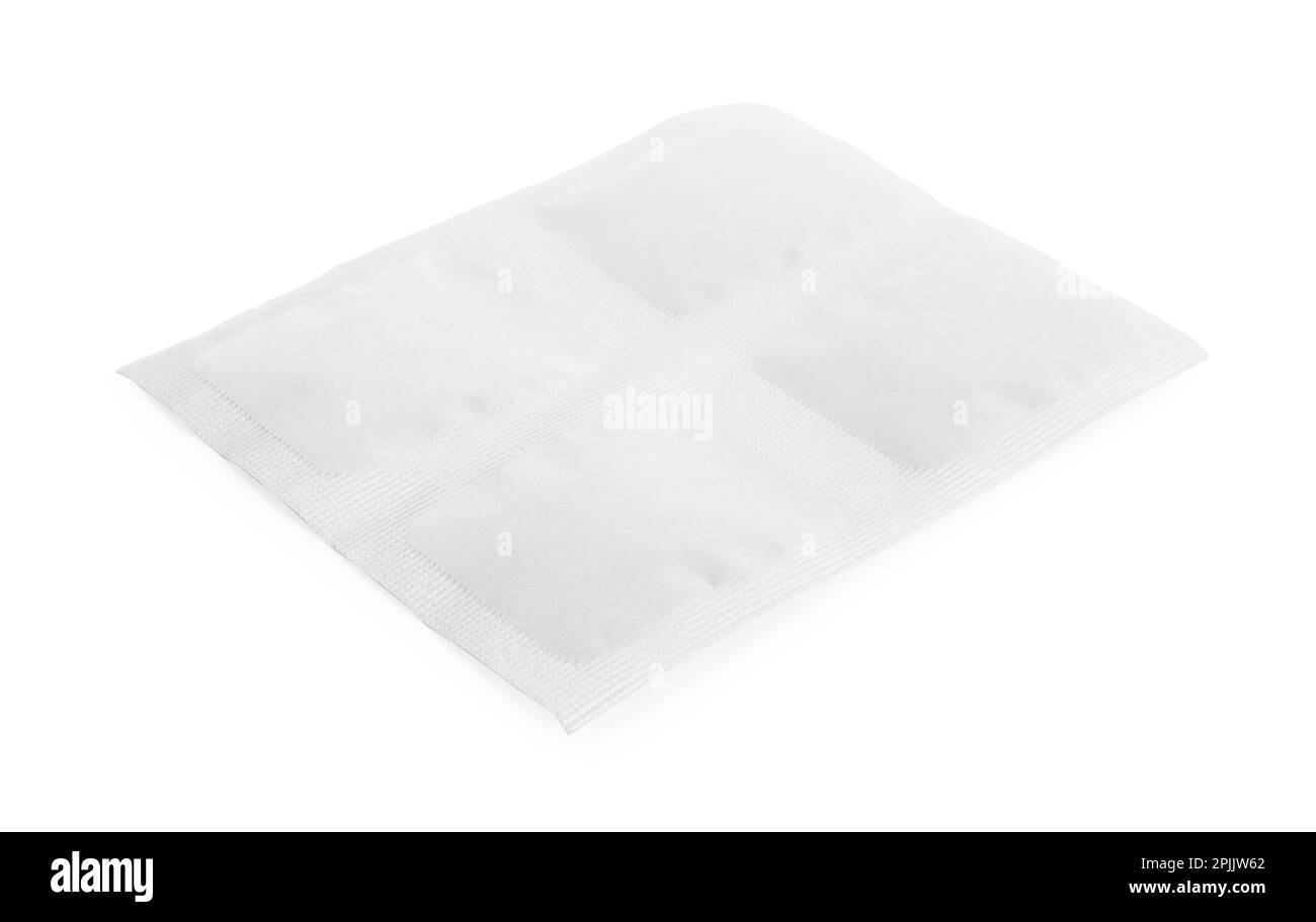 Mustard plaster isolated on white. Alternative medicine Stock Photo - Alamy