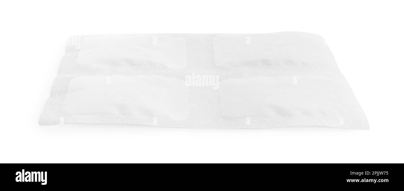 Mustard plaster isolated on white. Alternative medicine Stock Photo - Alamy