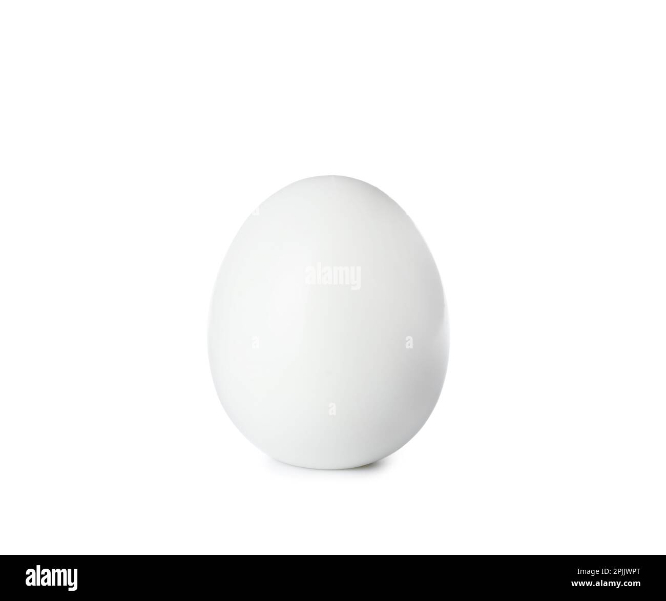 Fresh peeled boiled egg isolated on white Stock Photo - Alamy