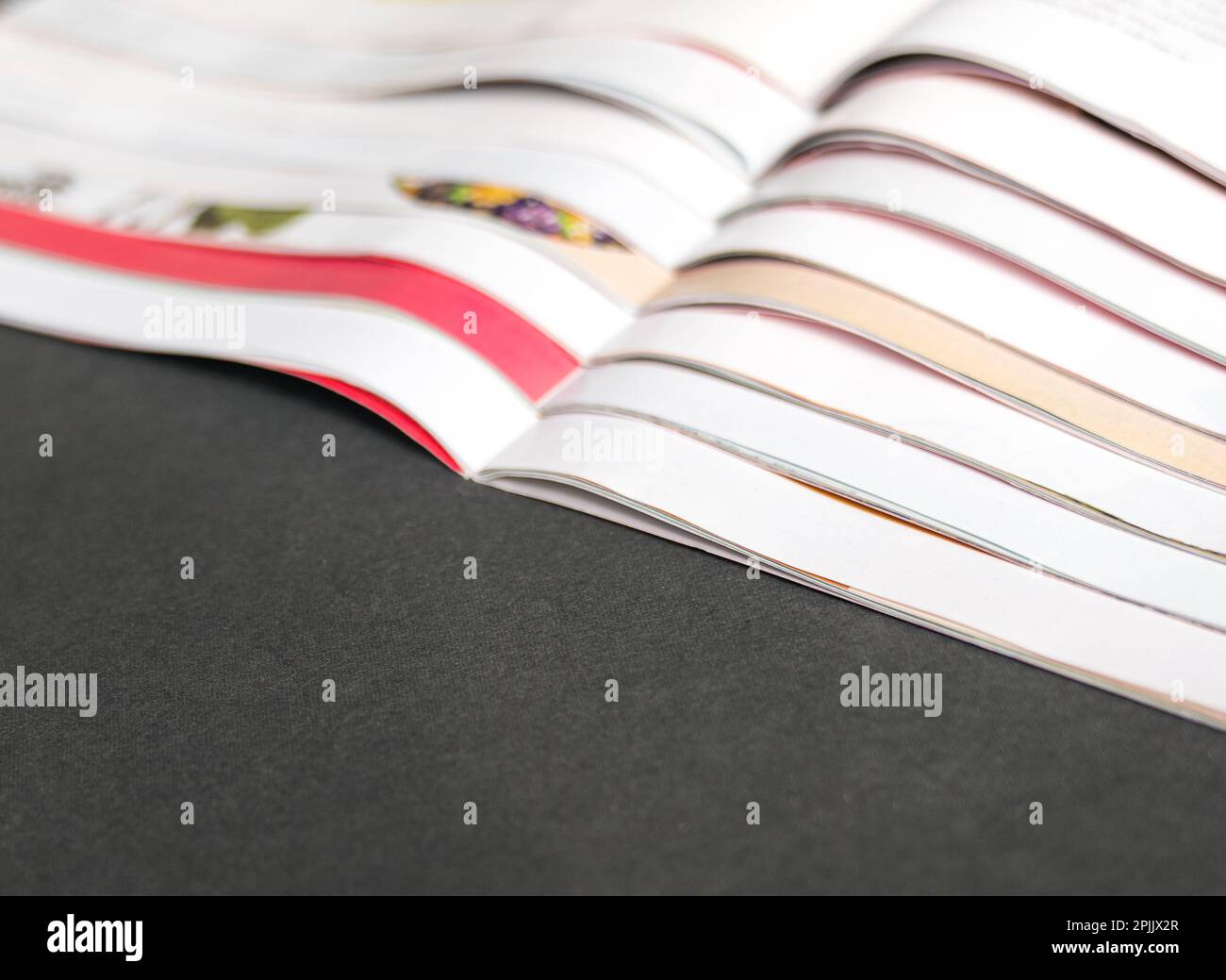 Magazine Stack On Table