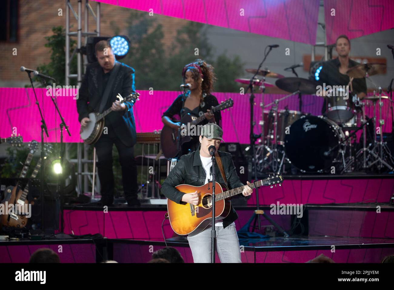 Austin Texas USA, April 1 2023: Country singer LILY ROSE performs ...