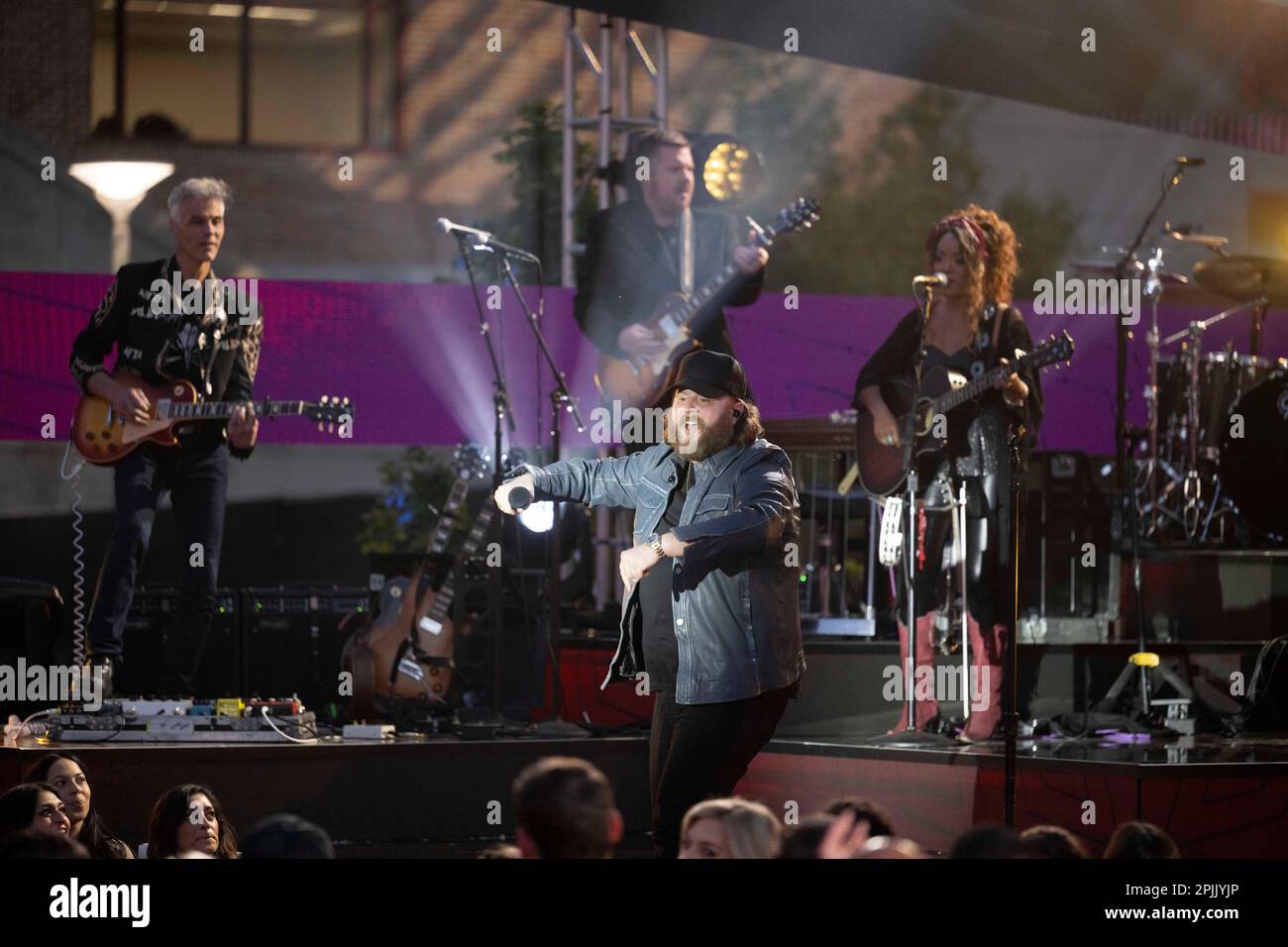 Austin Texas USA, April 1, 2023: Country singer NATE SMITH performs ...