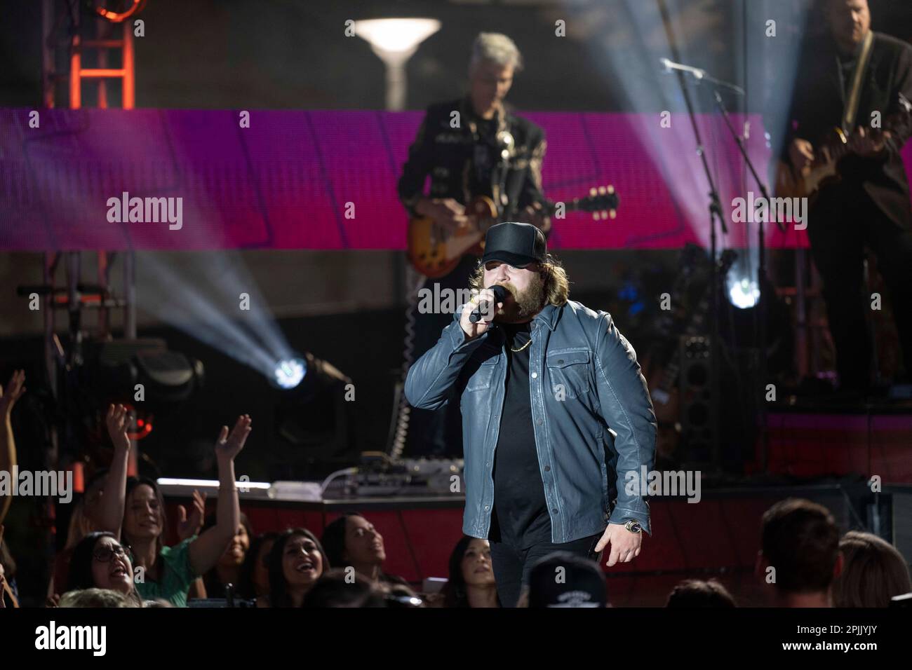 Austin Texas USA, April 1, 2023: Country singer NATE SMITH performs ...