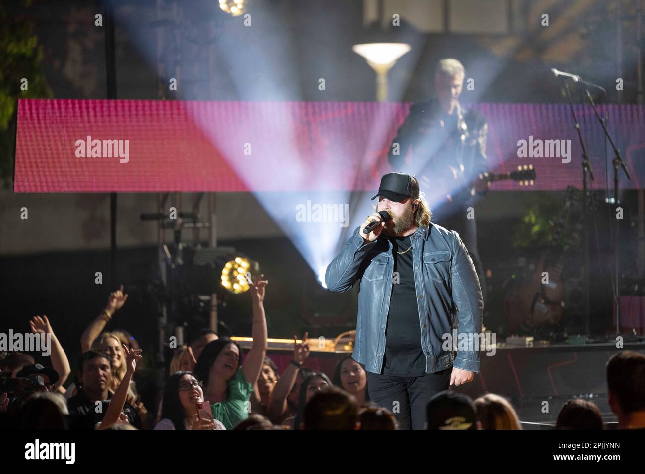 Austin Texas USA, April 1, 2023: Country singer NATE SMITH performs ...