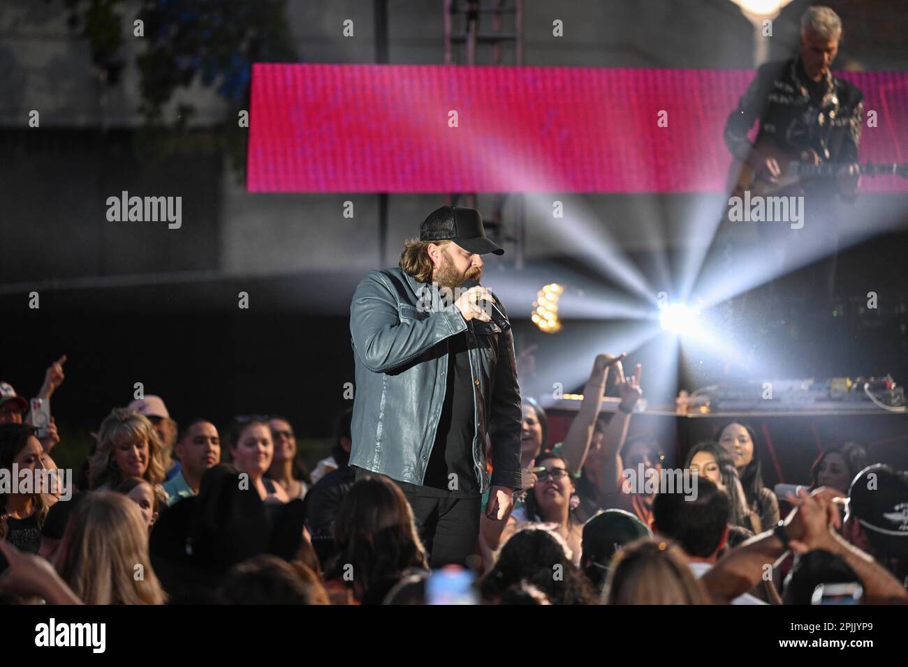 Austin Texas USA, April 1, 2023: Country singer NATE SMITH performs ...
