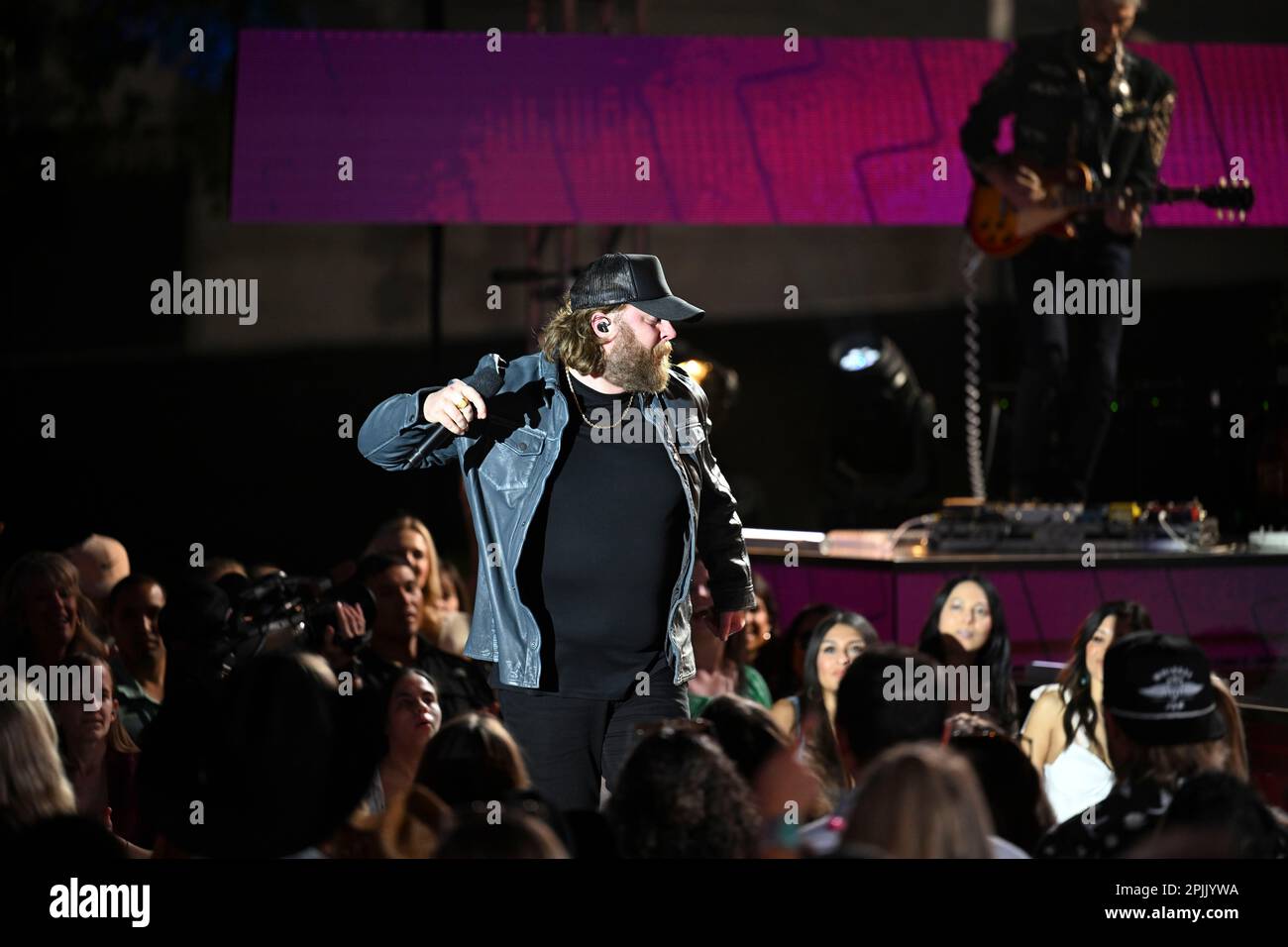 Austin Texas USA, April 1, 2023: Country singer NATE SMITH performs ...